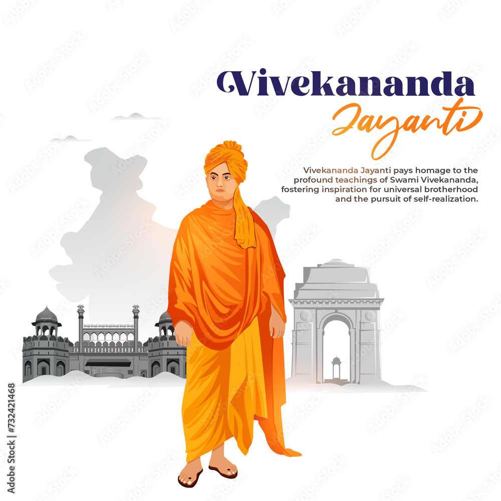 Vivekananda Jayanti Poster - Swami Vivekananda: Honor Vivekananda ...