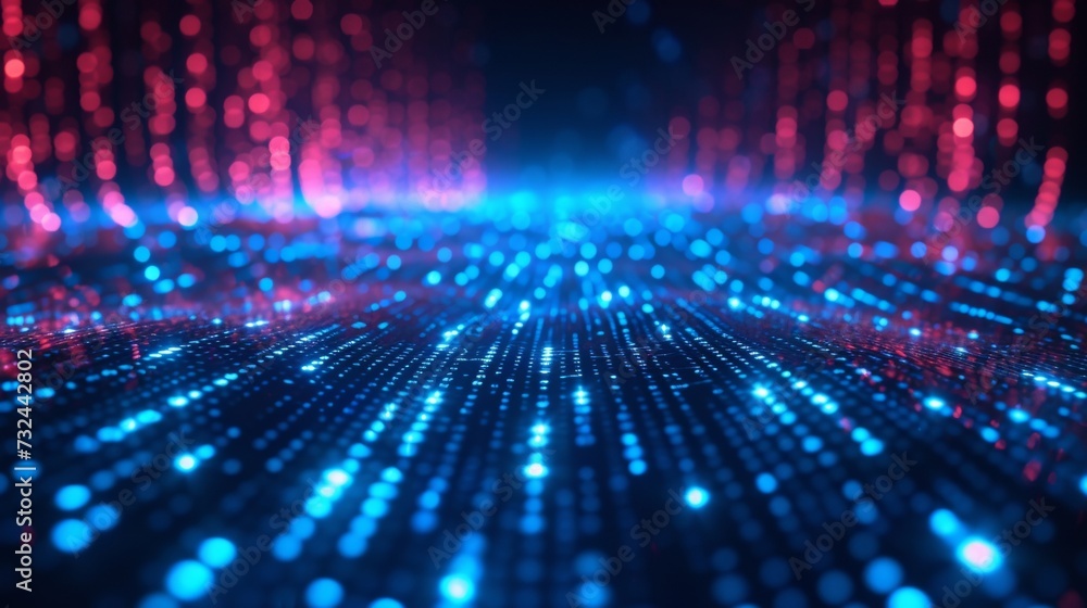 Explore the dazzling matrix of a cybernetic future, where algorithms ... Explore the dazzling matrix of a cybernetic future, where algorithms ...