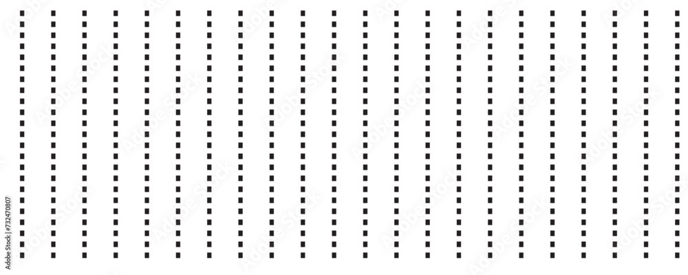 Hand drawn Straight dotted line vector set .Indigo hand-drawn line ...