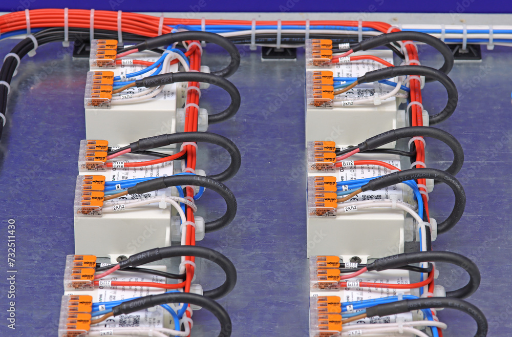 Current LED drivers for lighting control are installed in an electrical ...