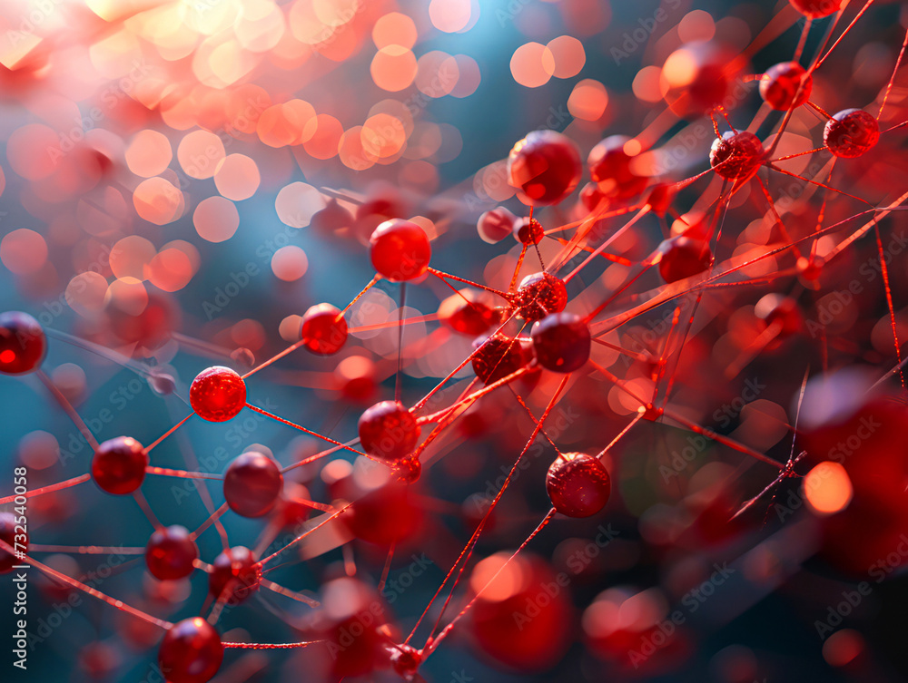 Virus molecules and microbes infect human body and affect immunity ...