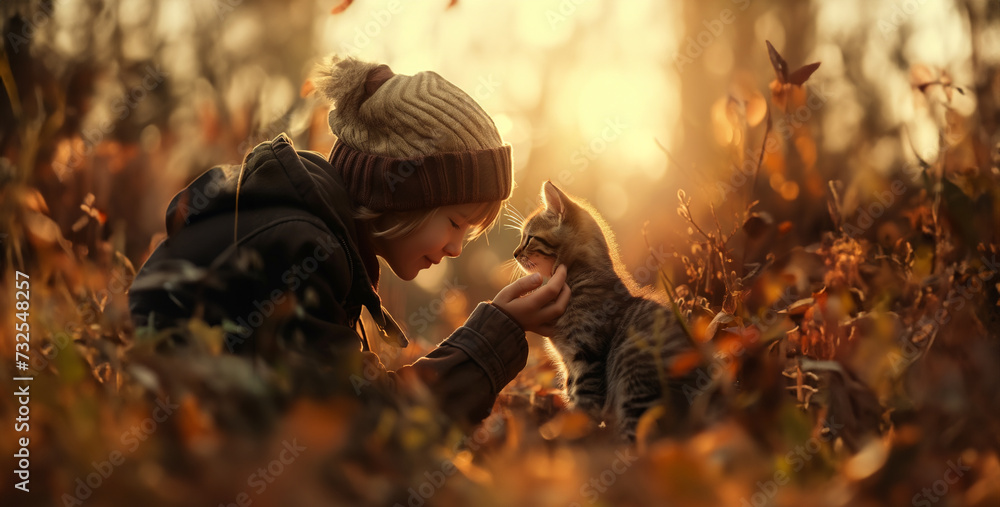 a connection between humans and animals through heartwarming images of ...