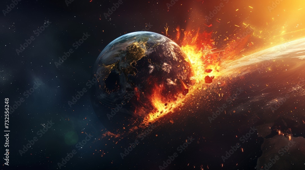 Earth's Fury Unleashed: A Tectonic Rupture Tears Through the Landscape ...