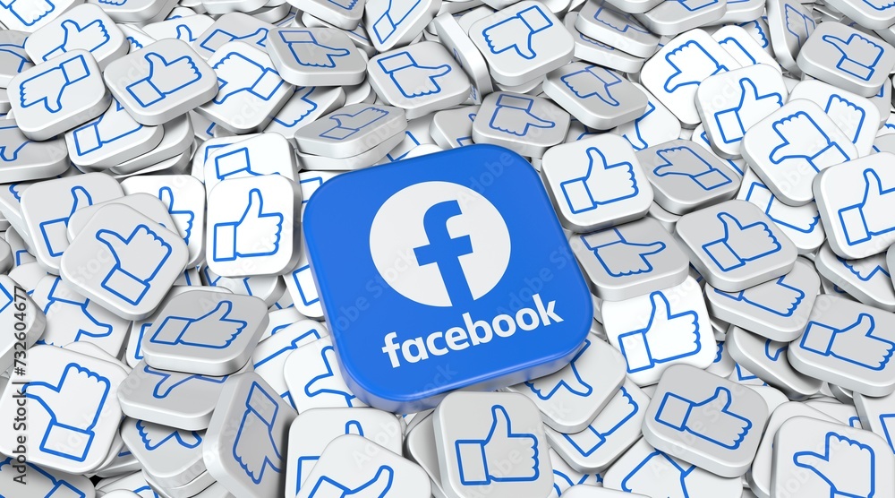 Facebook, Social Media Logos Visual Presentation - Facebook Background ...