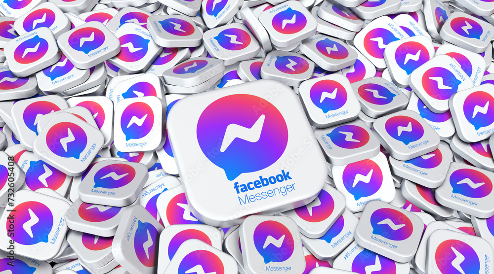 messenger, Social Media Logos Visual Presentation - Facebook Background ...