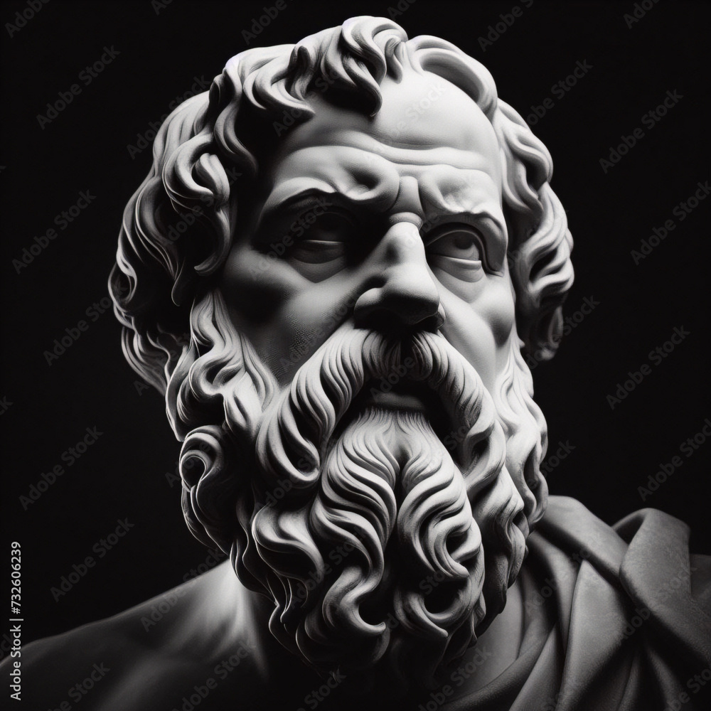 Socrates, Greek philosopher from Athens, founder of Western philosophy ...