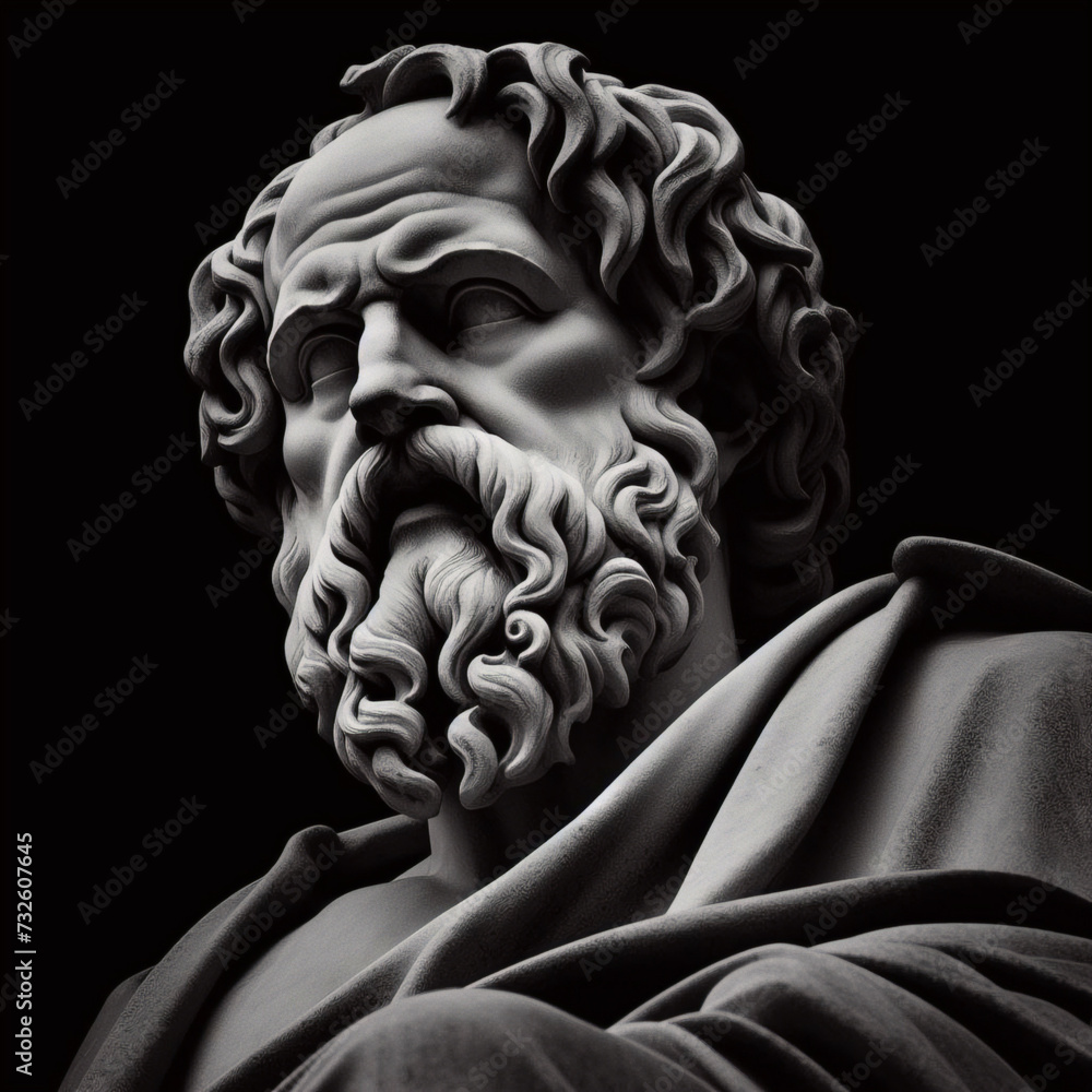 Socrates, Greek philosopher from Athens, founder of Western philosophy ...