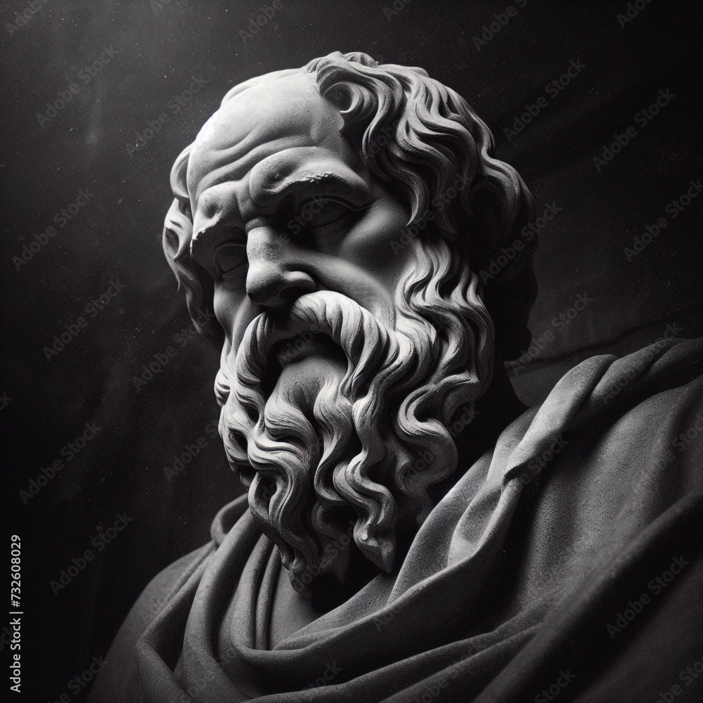 Socrates, Greek philosopher from Athens, founder of Western philosophy ...