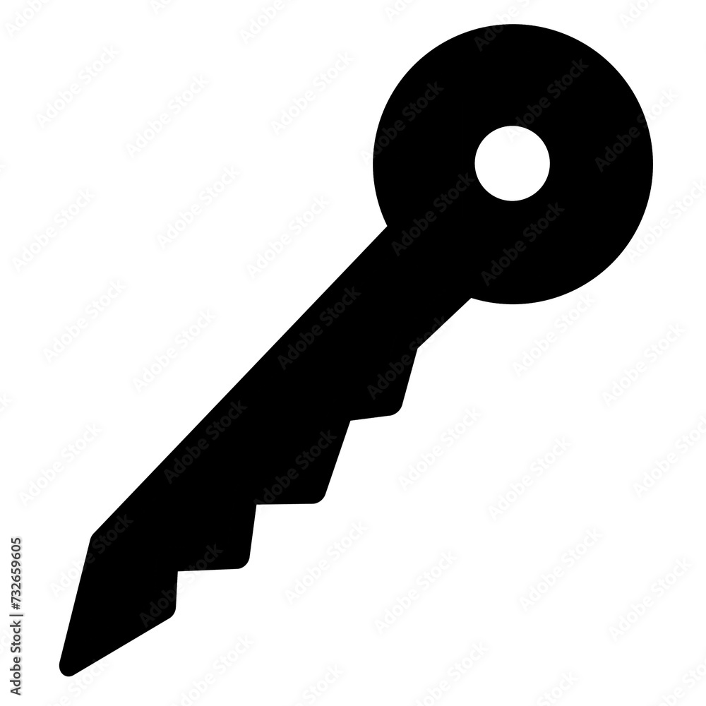 key with keyhole symbol transparent, Key silhouette of security symbol ...