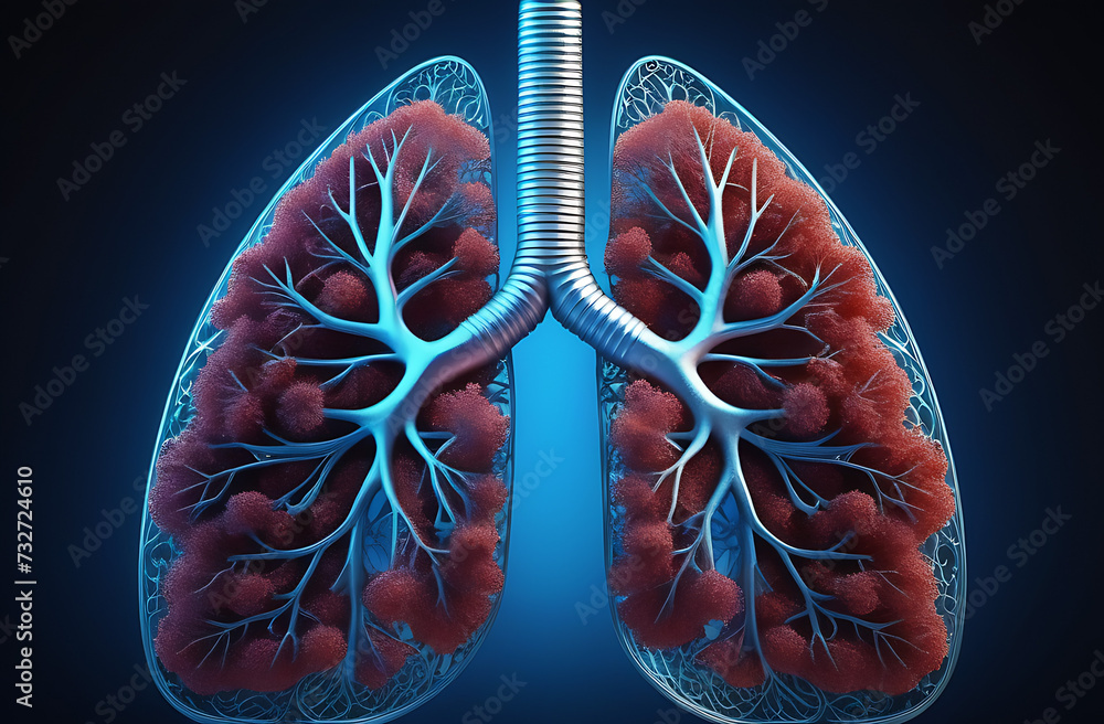 Healthy lungs, illustrating the importance of respiratory health ...
