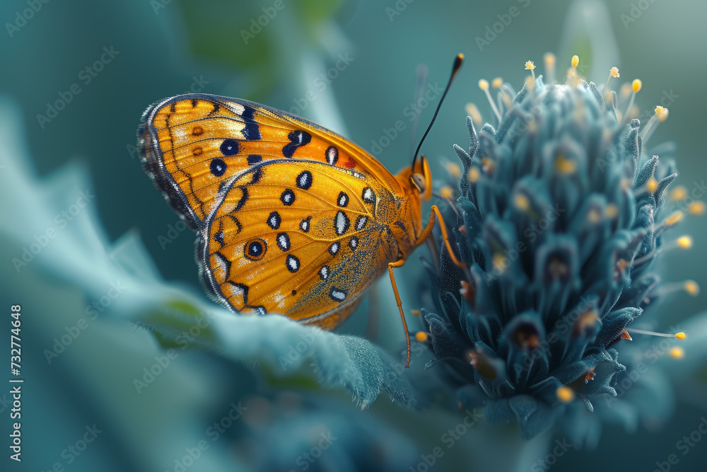 A butterfly emerging from a cocoon, symbolizing the transformative ...