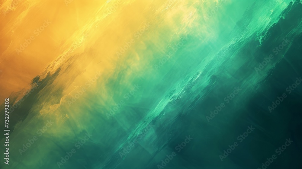 Abstract green and yellow gradient texture with a fluid transition ...