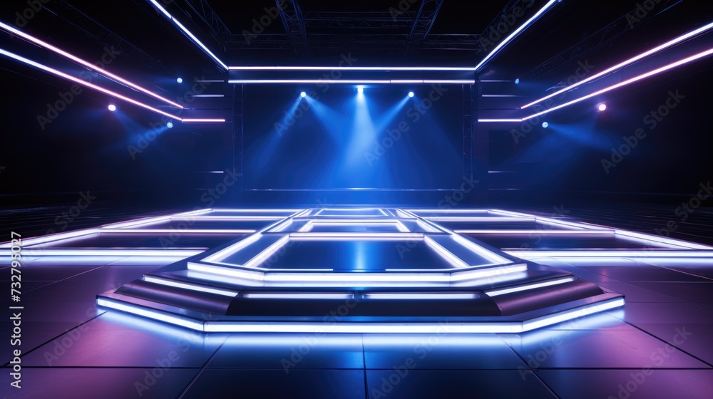Electrifying stage: mesmerizing scenes LED panels, holographic displays ...