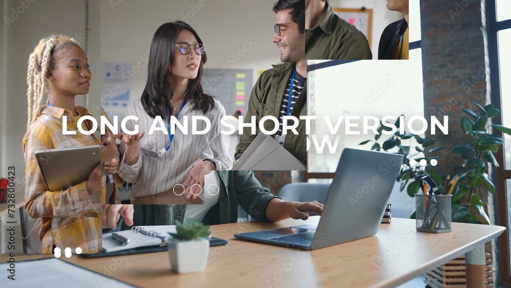 Dynamic Grid Photo Slideshow | Short and Long Duration Stock Template ...