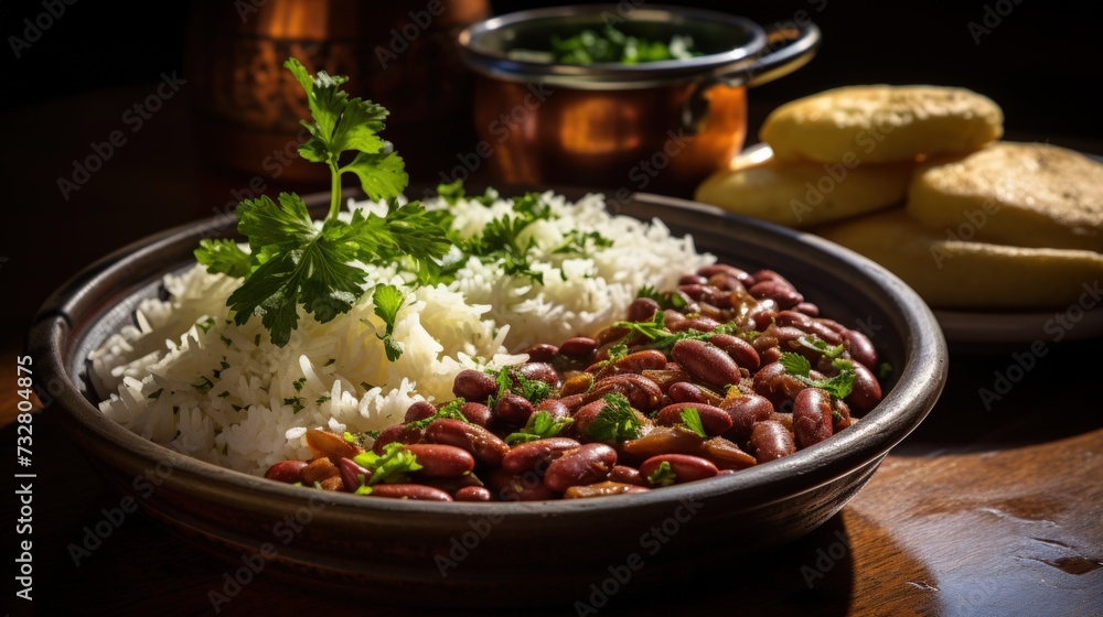 Rajma Chawal Kidney Bean Curry with Rice. Best For Banner, Flyer, and ...