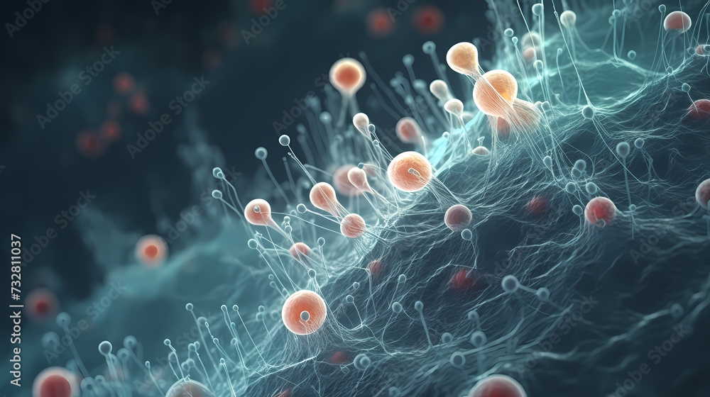 Macroscopic observation of organisms bacteria and cells and viruses ...