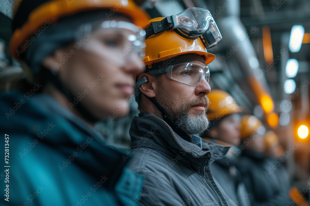 A research team exploring the potential of geothermal energy as a clean ...