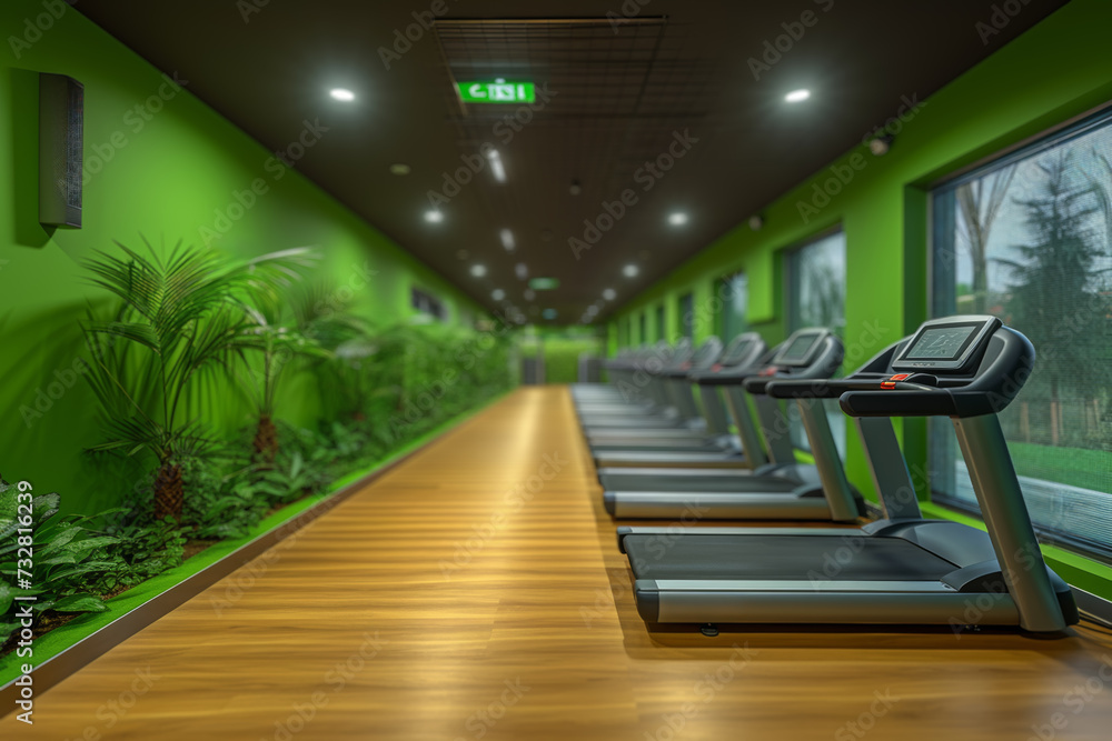 A fitness center implementing energy-efficient equipment and waste ...