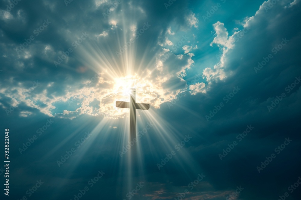 God light in heaven symbolizing divine presence, truth, spiritual ...