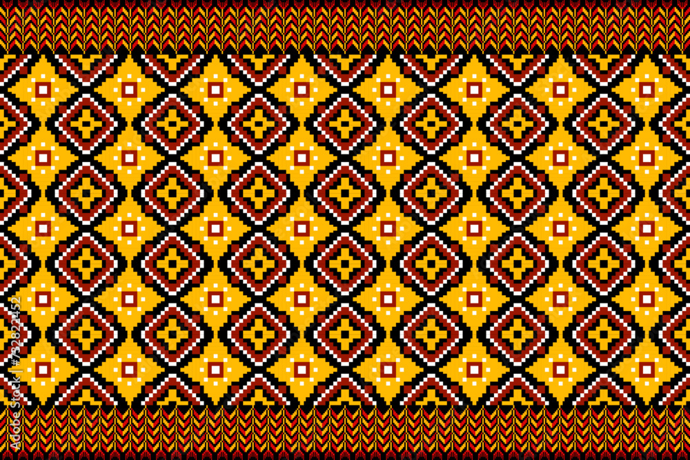 pixel element decorative pixel art elegant horizontal ornate wallpaper ...