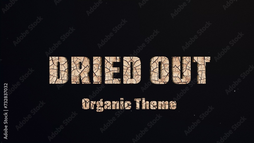 Dried Out Titles Cinematic Trailer - Dry Cracked Desert 3D Text Effect ...