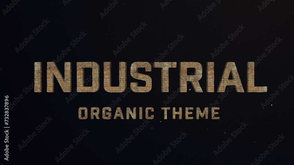 Industrial Titles Cinematic Trailer - Gritty Factory Brick Style 3D ...