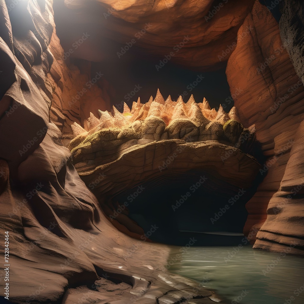 Journey to the center of the earth, Adventurous explorers delving deep ...