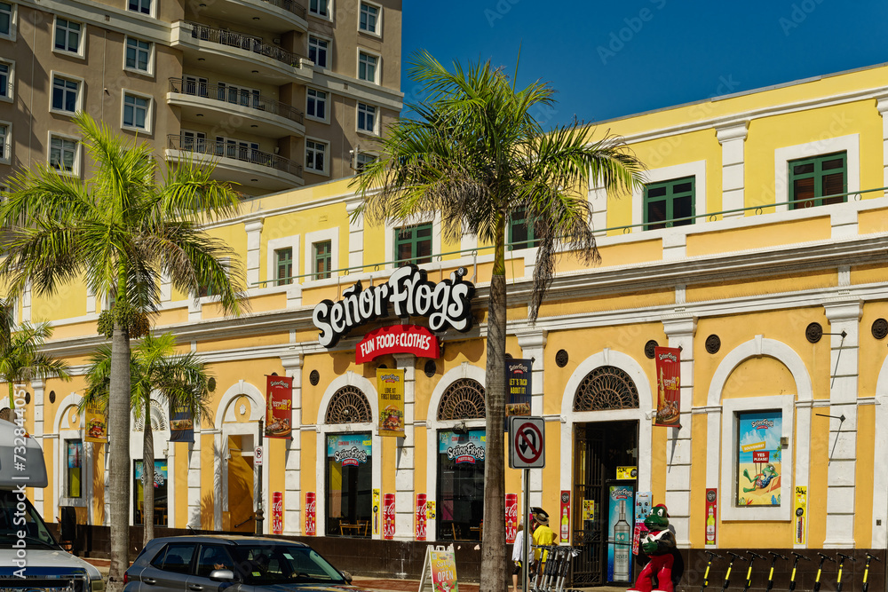 Senor Frogs in Old San Juan Stock Photo | Adobe Stock