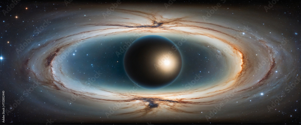 Hdri spherical panorama of space with nebula and stars in 360 degree ...