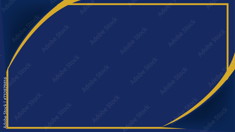 blue background with golden frame, Abstract and geometric Bold colorful ...