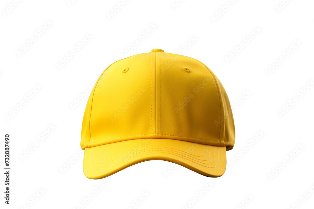 Yellow Cap Mockup on Transparent Background Stock Photo | Adobe Stock