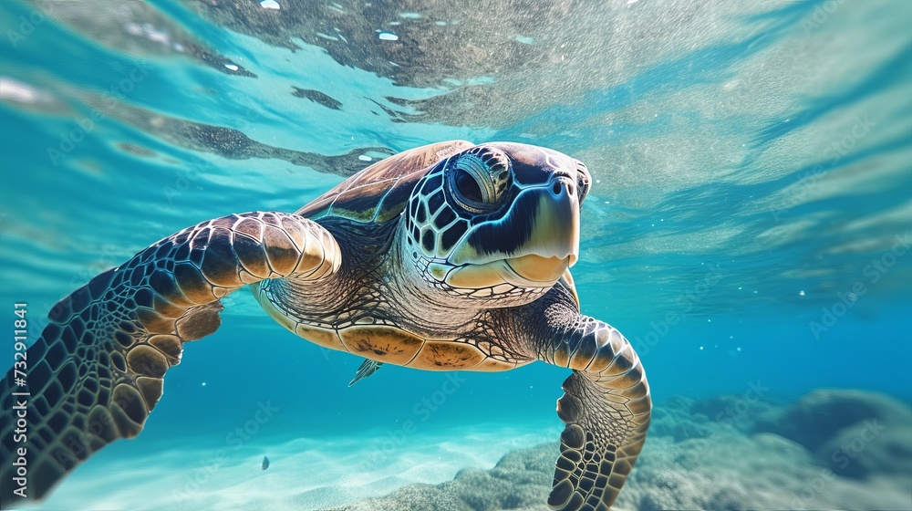 Sea turtles swims underwater. Underwater sea turtles. Sea turtles ...