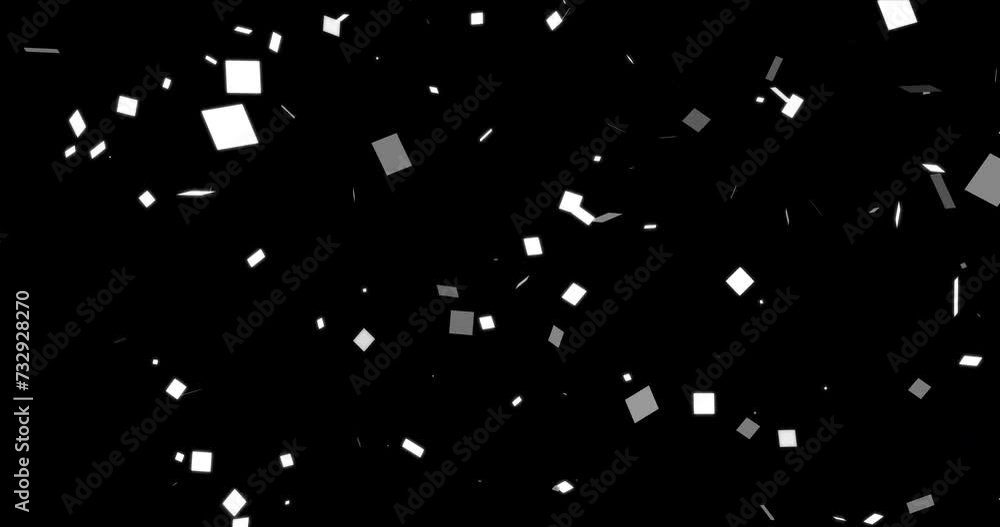 Confetti Falling Party Popper Explosion Motion Graphic In 4k Ideal For Graduation Weddings