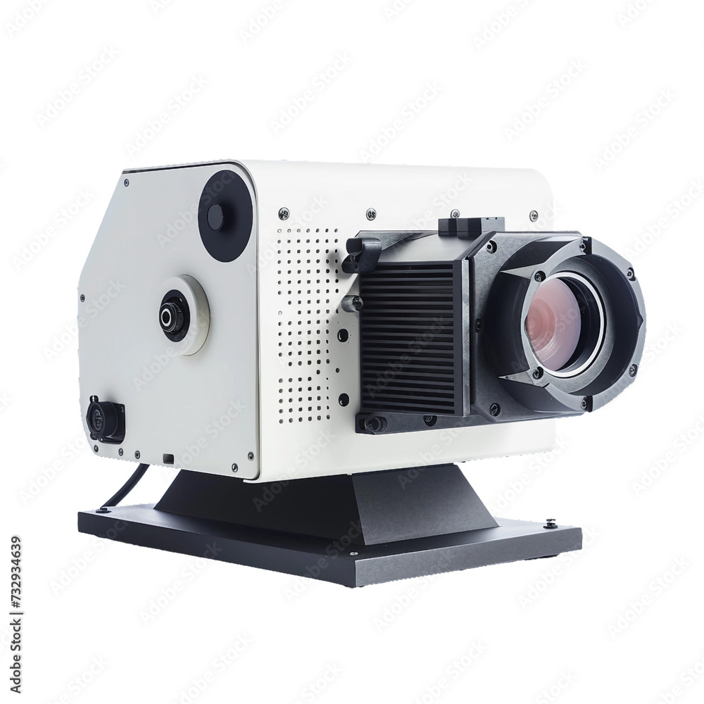Infrared spectrometer, transparent background, isolated image ...