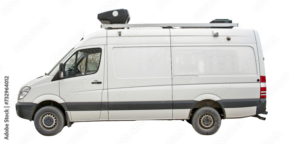 Surveillance Van, transparent background, isolated image, generative AI ...