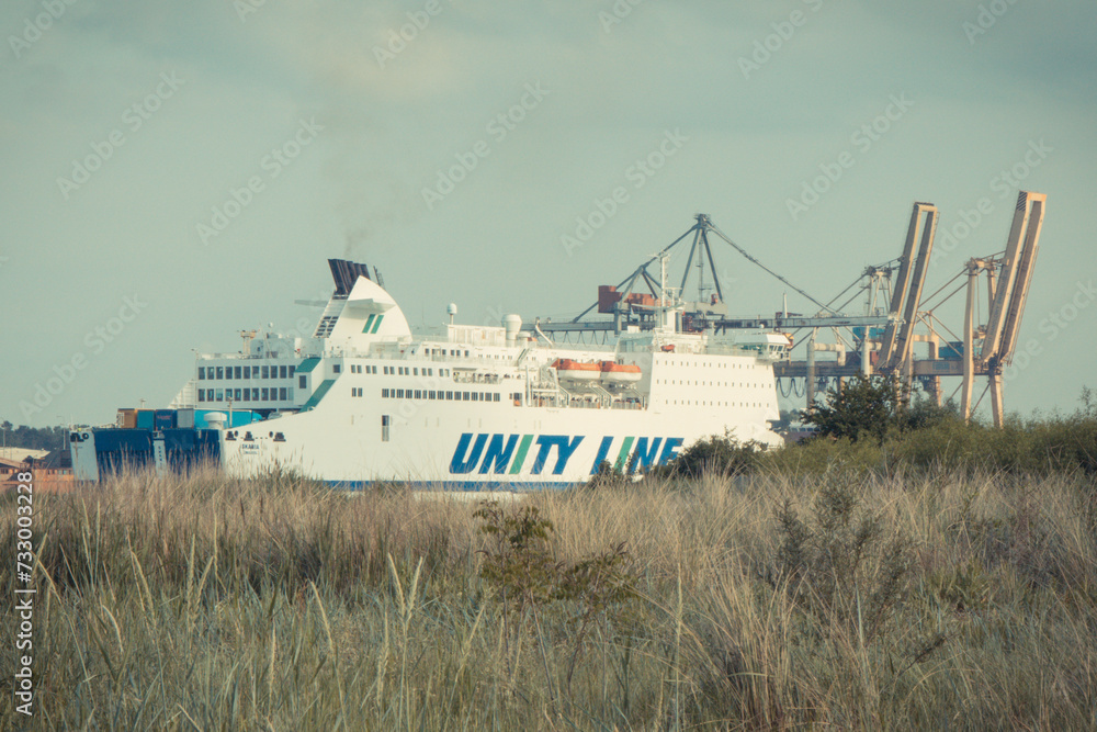 Swinoujscie, West Pomeranian - Poland - June 09, 2022: Skania ferry ...