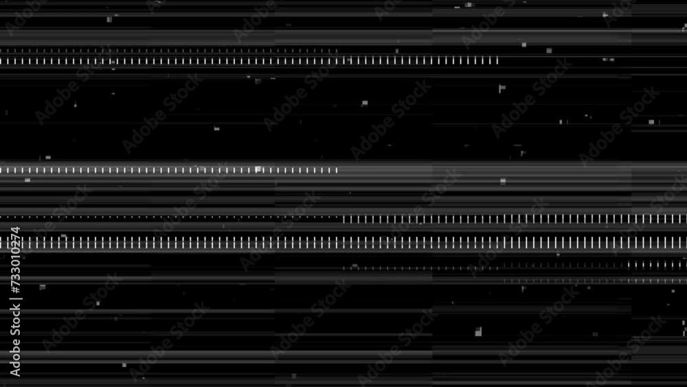 Abstract VHS Digital Animation. Old TV Screen Background. Glitch ...