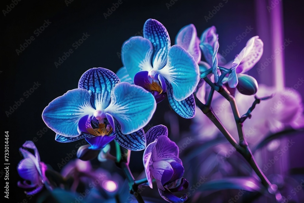 Aurora Orchid in Ultra HD Capturing the Stunning Details of a Purple Bloom in High Resolution ...