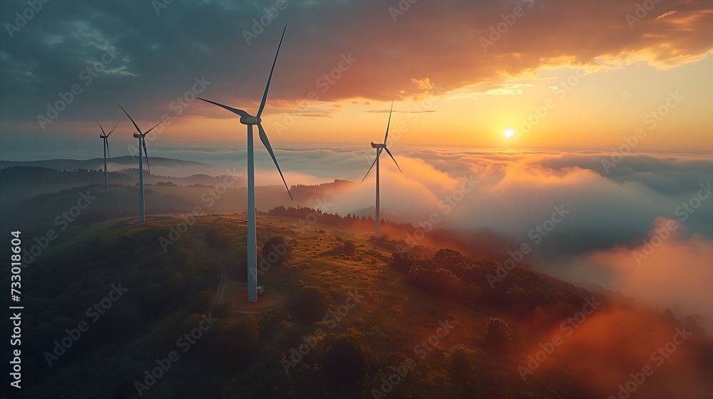 Wind energy: Sustainable, green energy from wind, sun and water. Wind ...