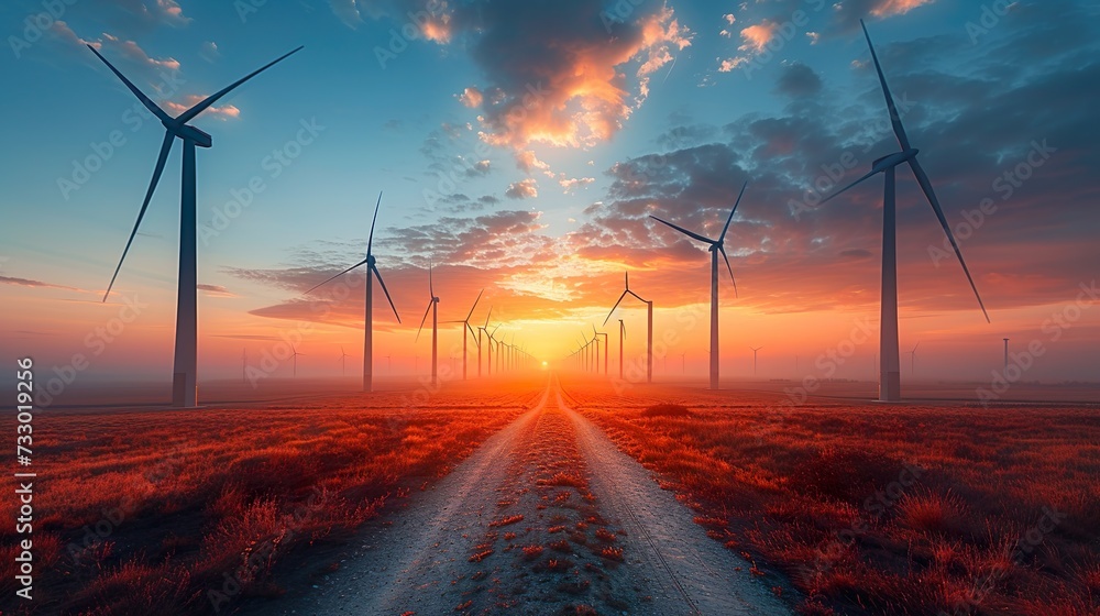 Wind energy: Sustainable, green energy from wind, sun and water. Wind ...