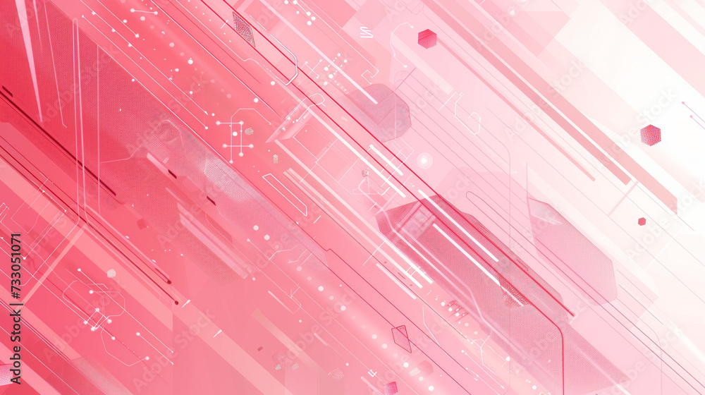 Baby pink cyber and tech background Stock Photo | Adobe Stock