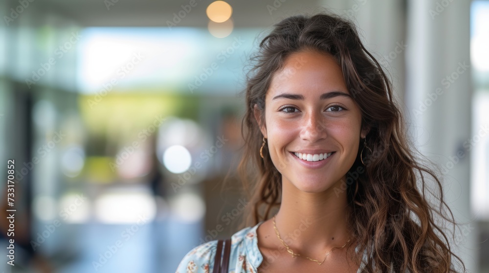 Engaging positively with the camera, she reflects the dedication and ...