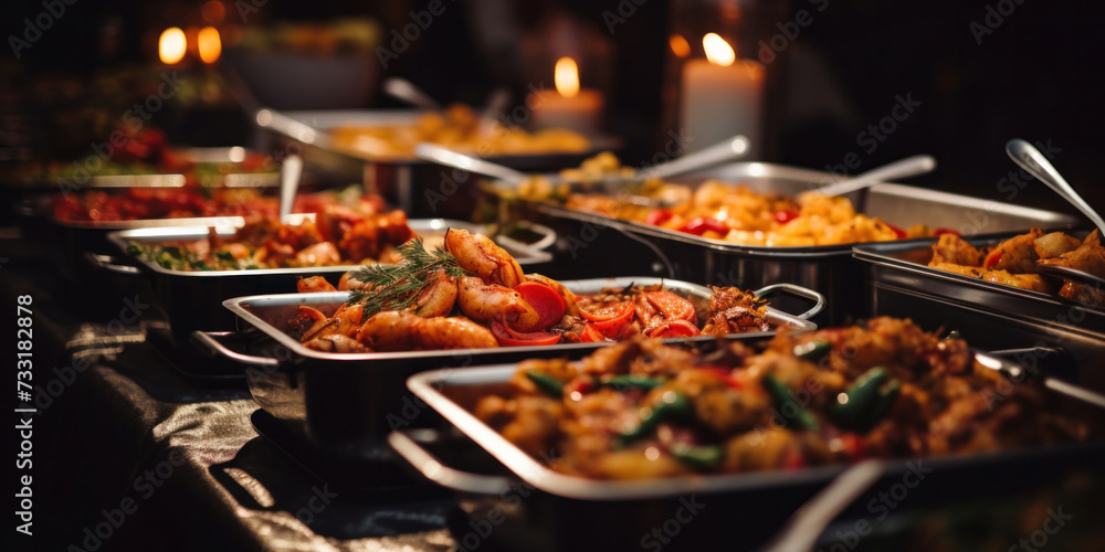 Cuisine Culinary Buffet Dinner Catering Dining Food Celebration Party ...