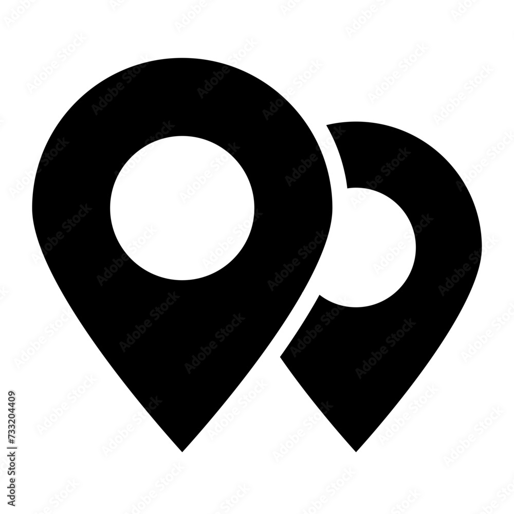 Location pin icon. Map pin place marker. Location icon. Map marker ...