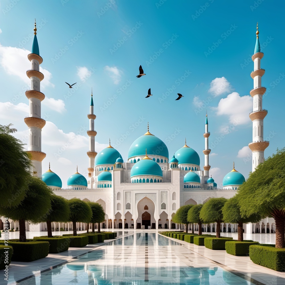 Arabic architecture, religious buildings - mosque and minarets ...