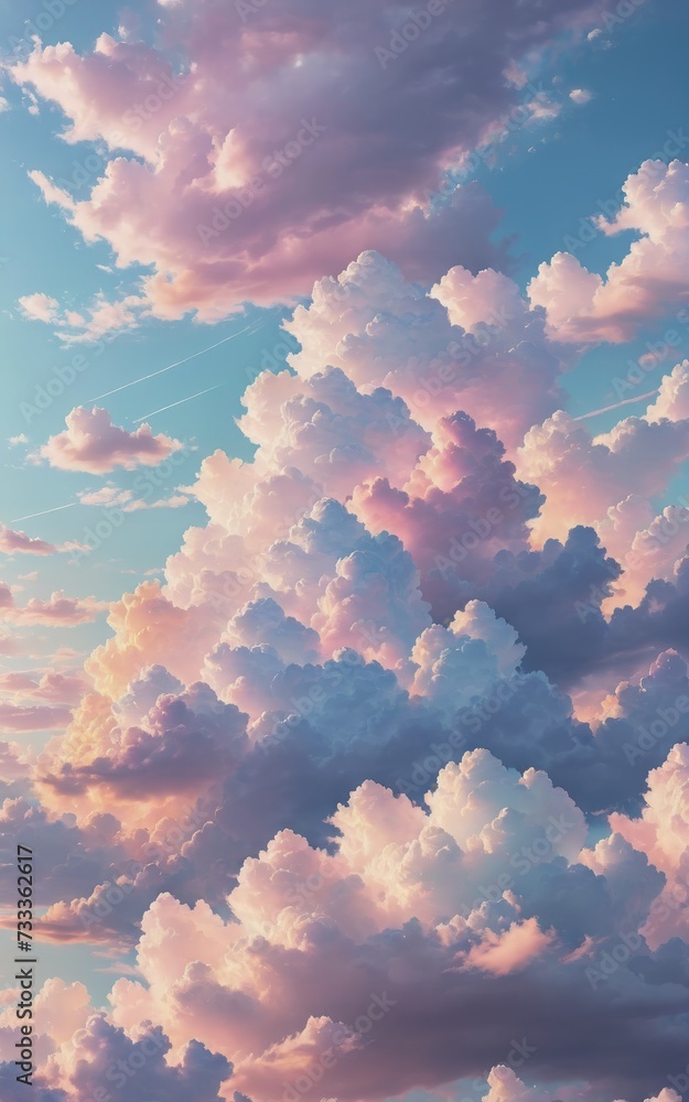 Pastel Clouds Background Pastel Cloud Background Dreamy Clouds ...