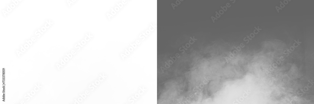 White color fog png. Fog isolated on transparent background. Fog cloud ...