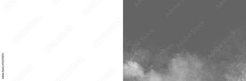 White color fog png. Fog isolated on transparent background. Fog cloud ...