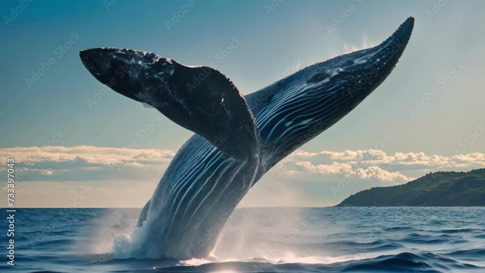 Spectacular Jumping Humpback Whale Showcases Incredible Strength and ...