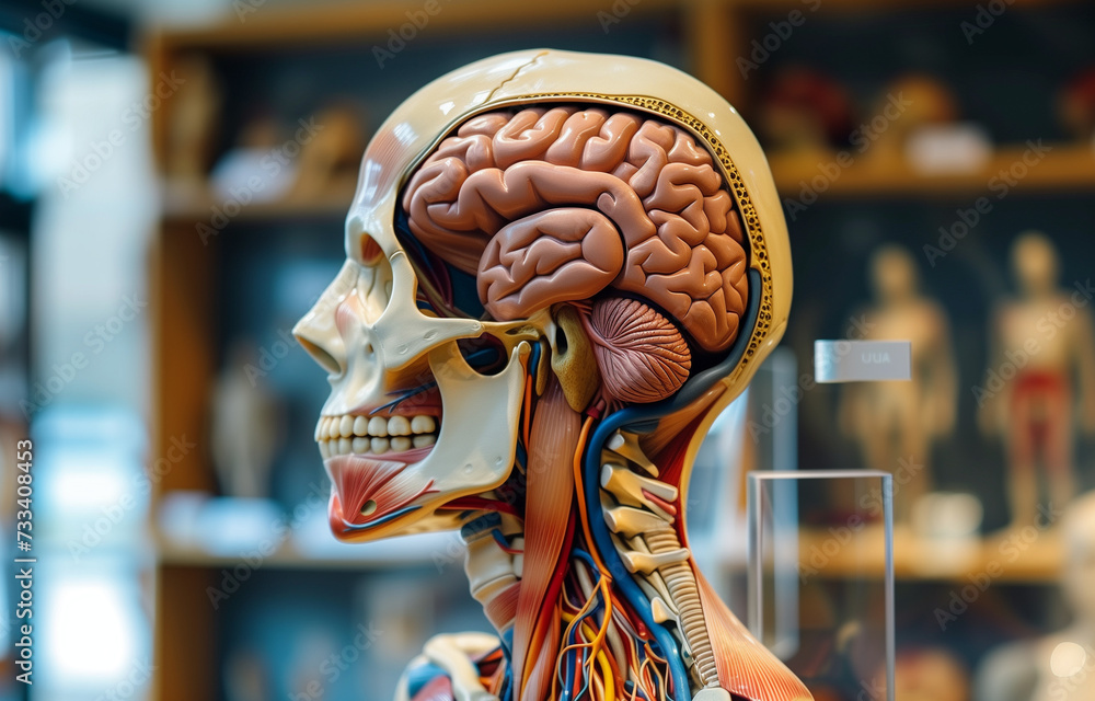 Human anatomy represented in a puppet Stock Illustration | Adobe Stock